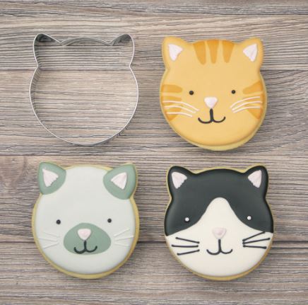 Cat Shaped Cookies